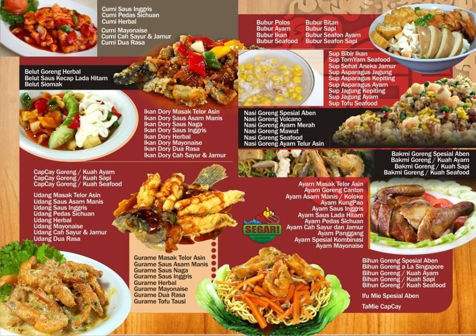 Menu at Kuali Aben Restaurant, Kedungrejo
