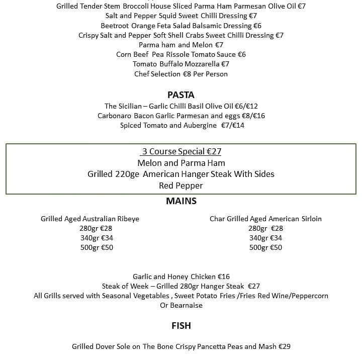 Menu at Red Pepper Restaurant, Larnaca, Kritis