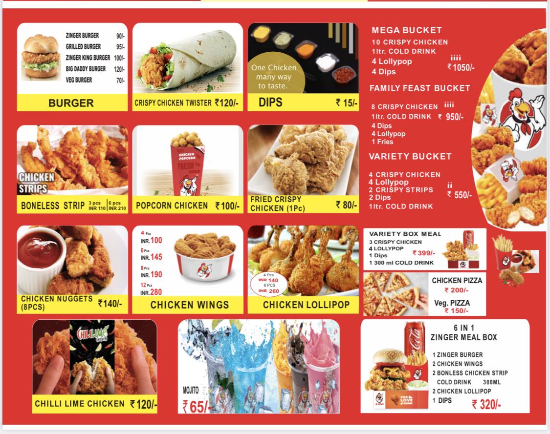 Menu at AL-BAIK.COM(AL-HAMD Chicken Restaurant), Sherkot