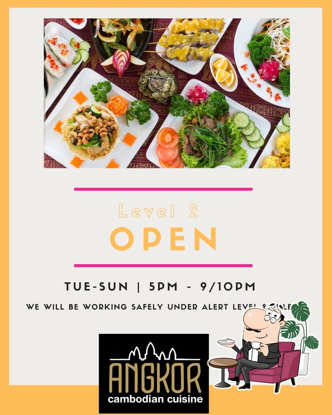 Angkor Restaurant, Palmerston North - Restaurant menu, prices and reviews