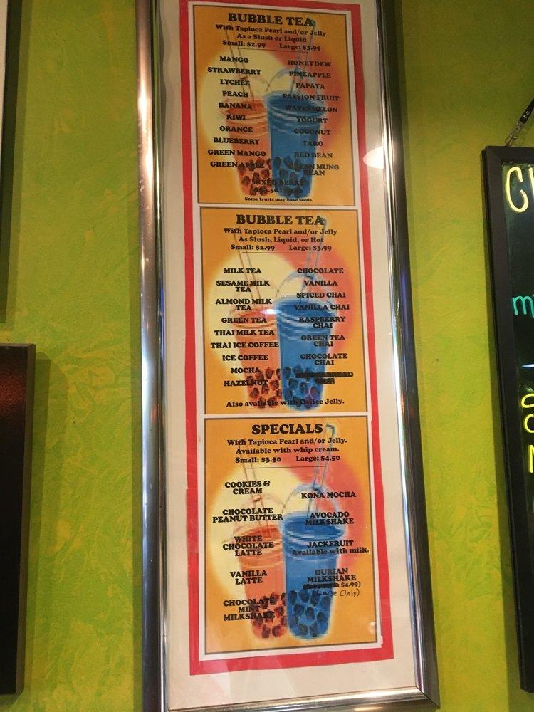 Menu at Mulan Bubble Tea Cordova restaurant, Memphis