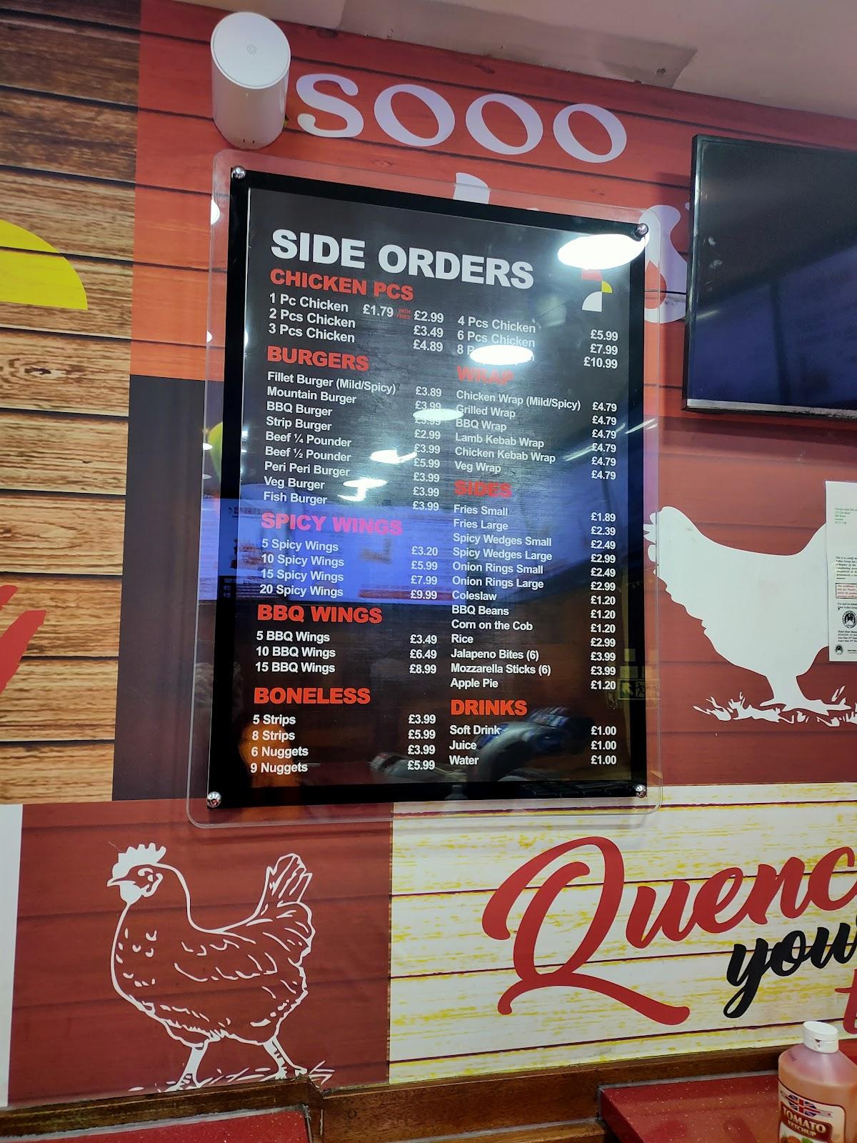 Menu at Chicken Hub (City Road) restaurant, London