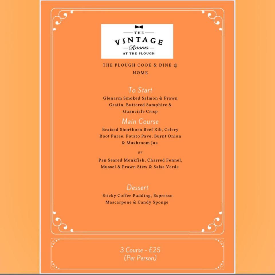 Menu at The Plough Inn pub & bar, Hillsborough