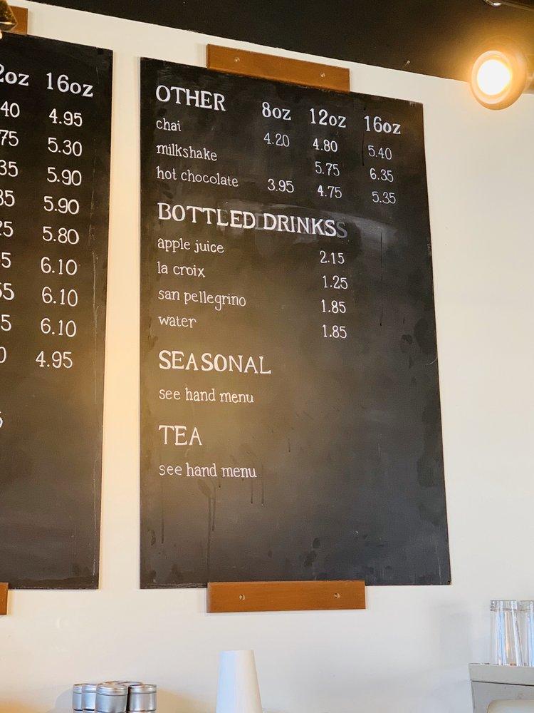 Menu at Coffea Roasterie and Espresso Bar, Sioux Falls, S Louise Ave
