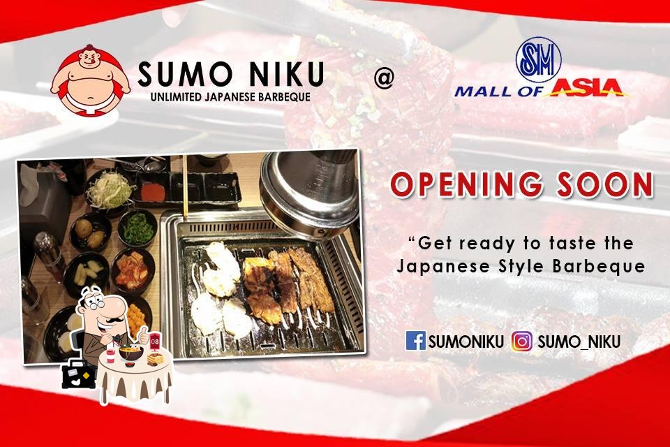 Sumo Niku restaurant, Quezon City, KIA Theatre - Restaurant menu