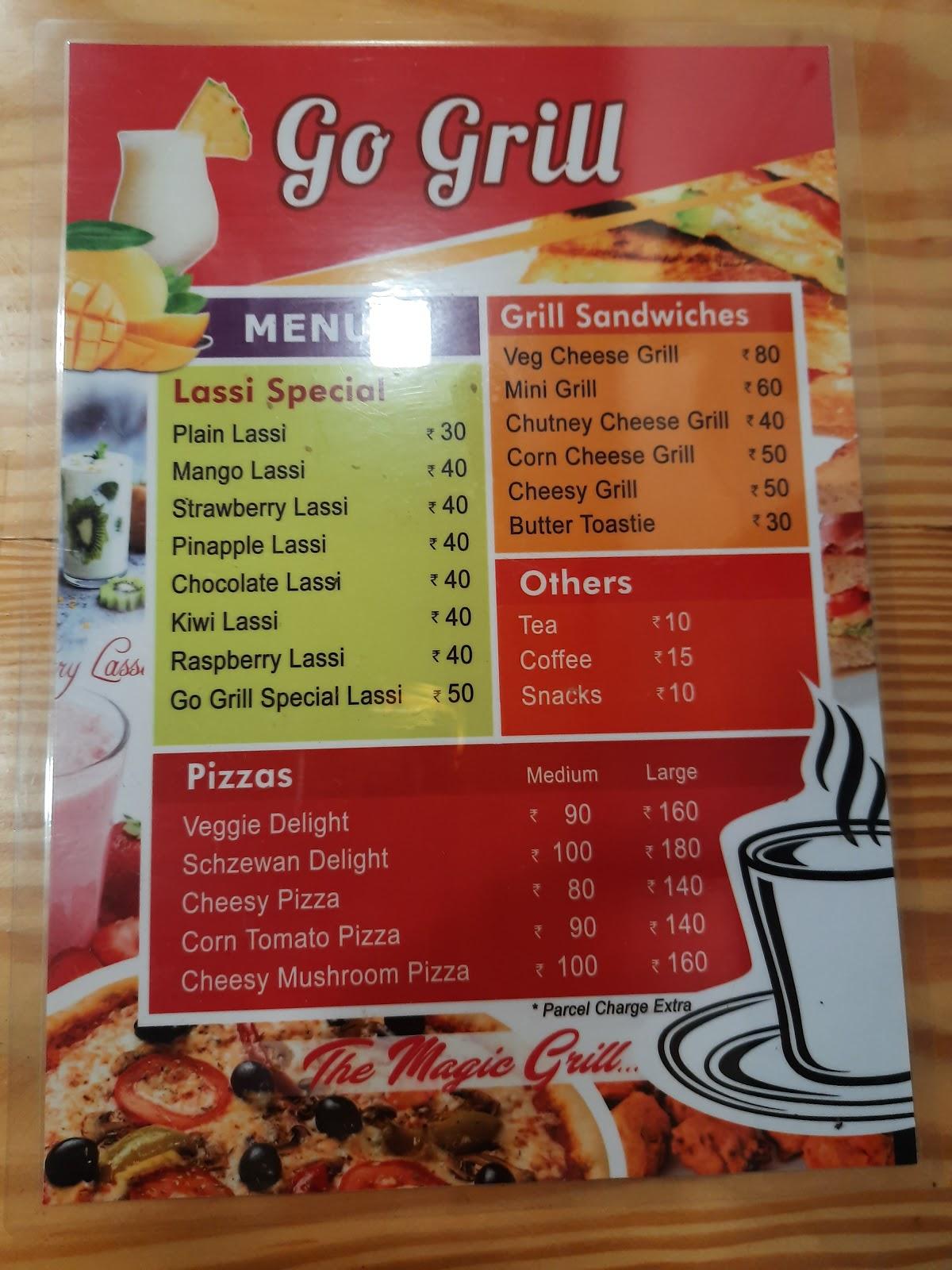 Menu at Go Grill Sandwich Pizza Lassi, Kochi