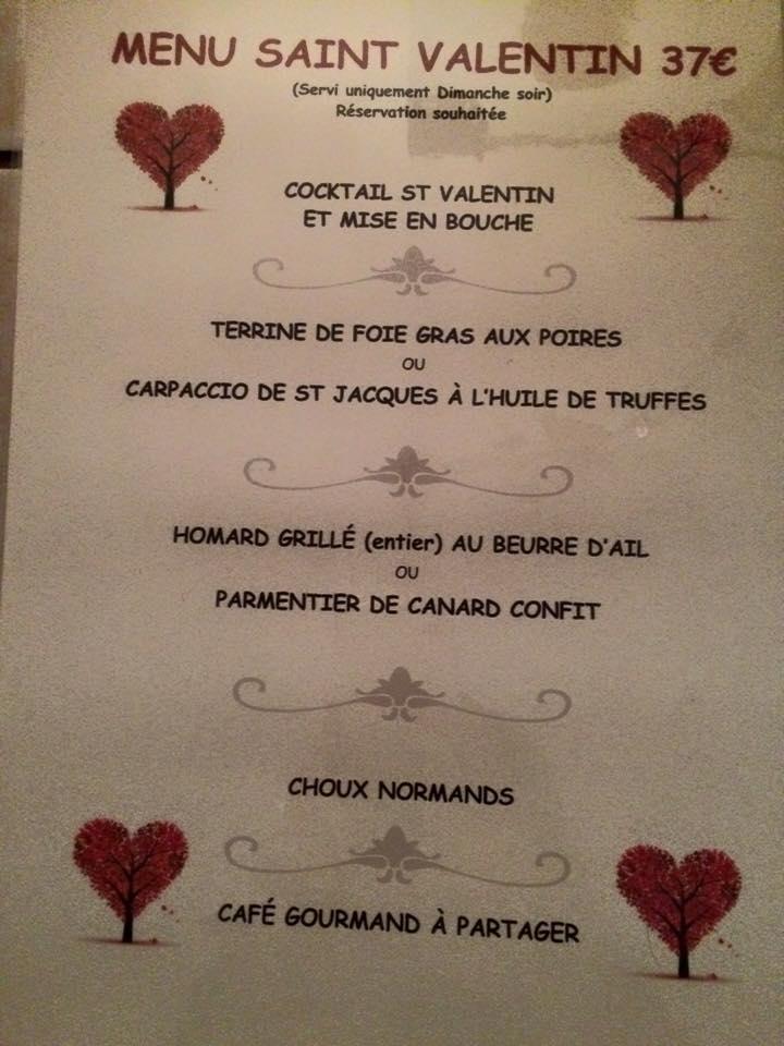 Menu au L’ Escapade restaurant, Luc-sur-Mer, 16 Rue du Dr Charcot
