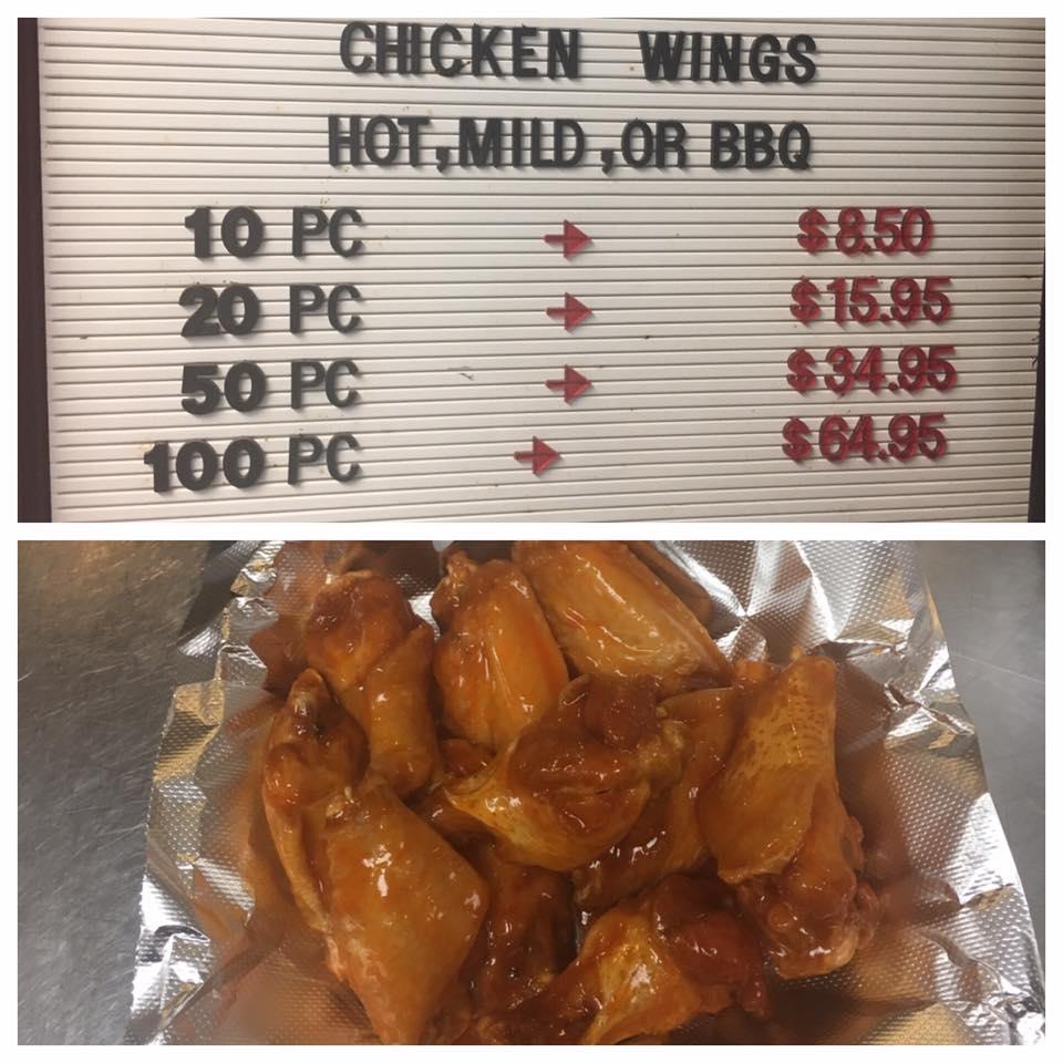 Menu at Captain's Galley Seafood restaurant, Granite Falls, Hickory Blvd