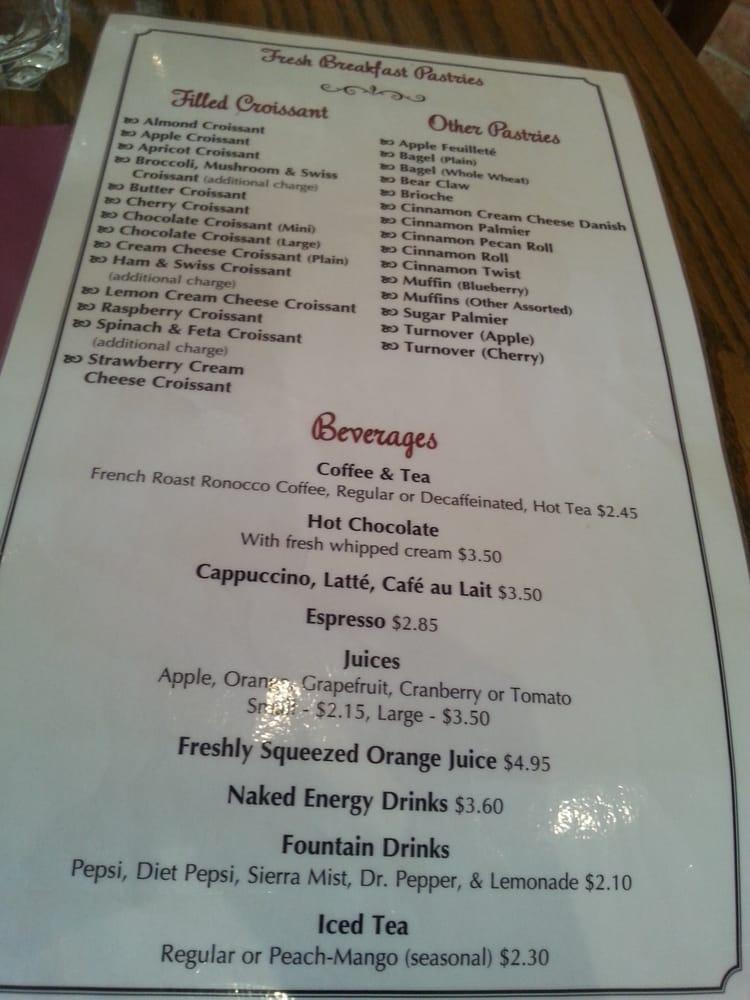 Menu at La Bonne Bouchee Patisserie & Cafe, Creve Coeur