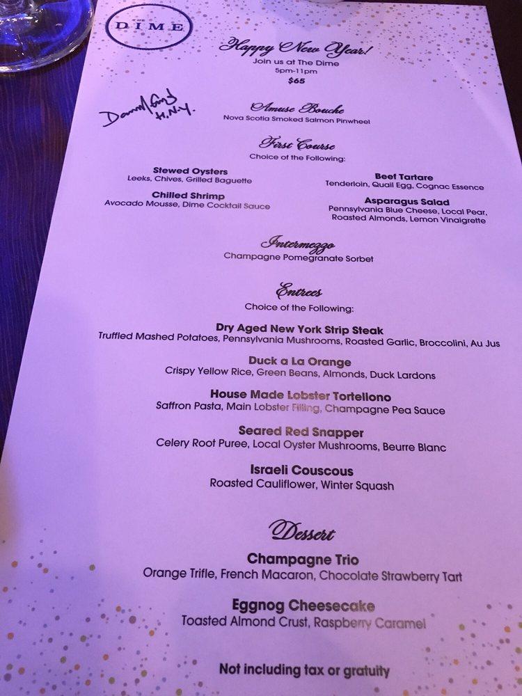 Menu at The Dime pub & bar, Allentown, 12 N 7th St