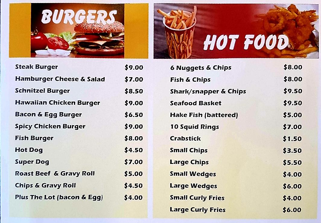 Menu at Lighthouse Corner Store restaurant, Coogee