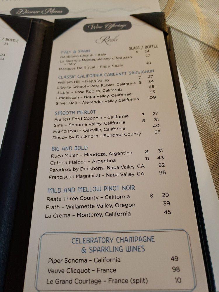 Menu at Marcello's Ocean Grille & Spirits pub & bar, Port Isabel
