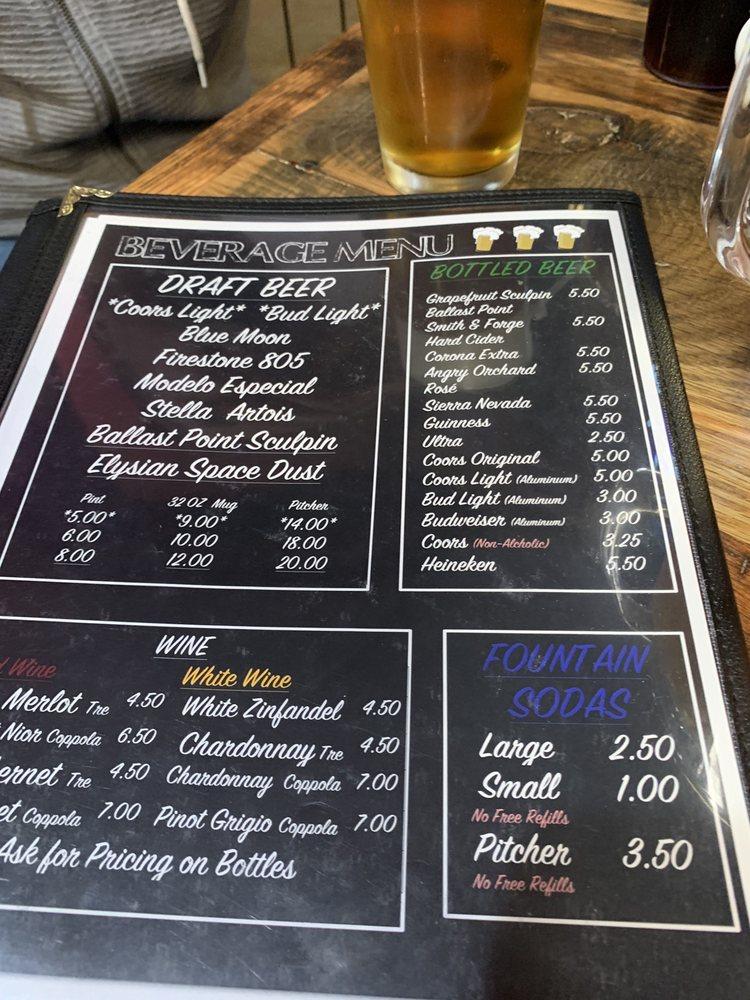 Menu at High Five Pizza BBQ, San Jose, 171 Branham Ln