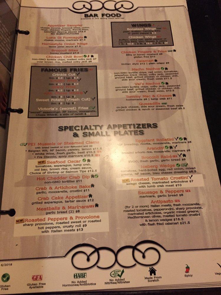Menu at Ron's Original Bar & Grille, Exton