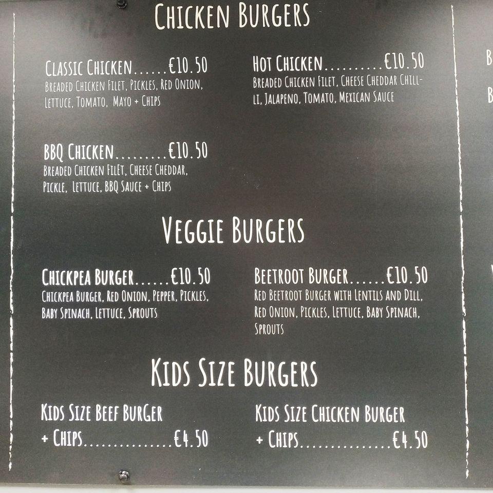 Menu at Burger Store - Probably The Finest Burgers in Dublin restaurant ...