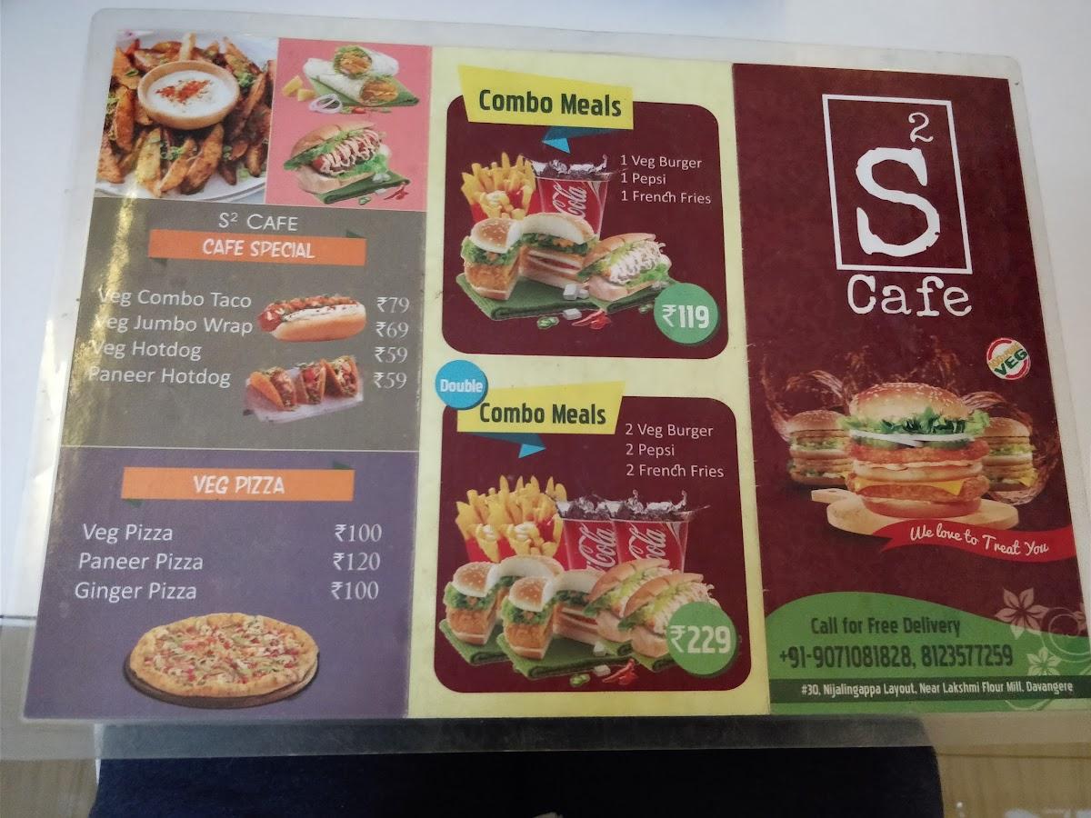 Menu at S Square Cafe, Davanagere, 30