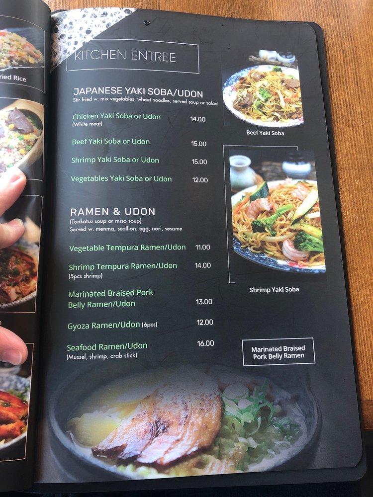 Menu at Kobe Sushi + Bar, Hood River