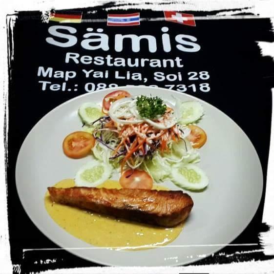 Menu at Samis International Restaurant, Pattaya City, 40/75 m.13 ...