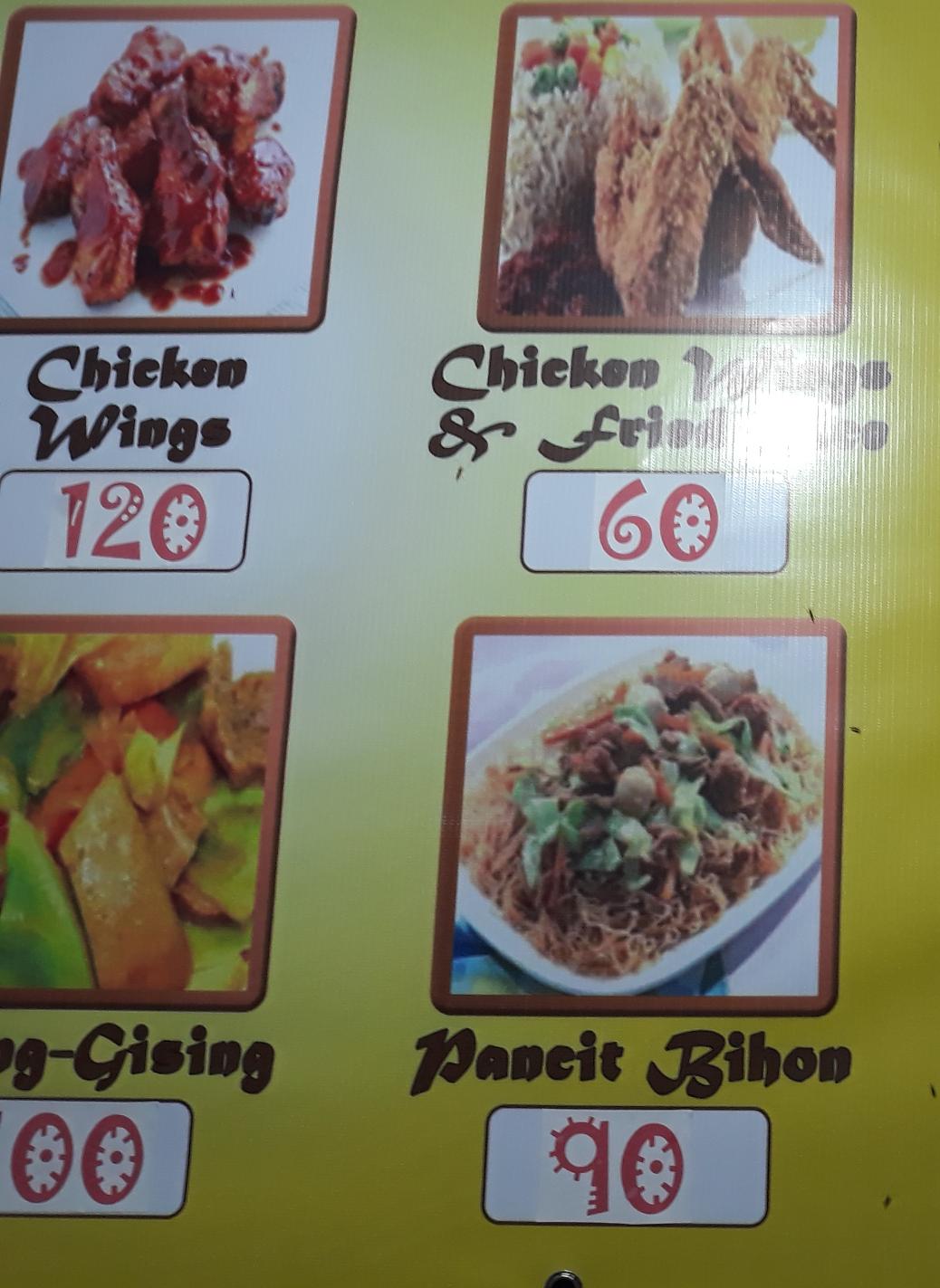 Menu at MEXI Kalye restaurant, Makati