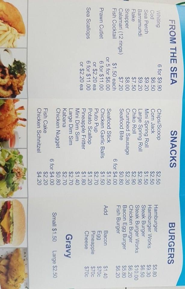 Menu at Charlie De Cod Ipswich restaurant, Ipswich