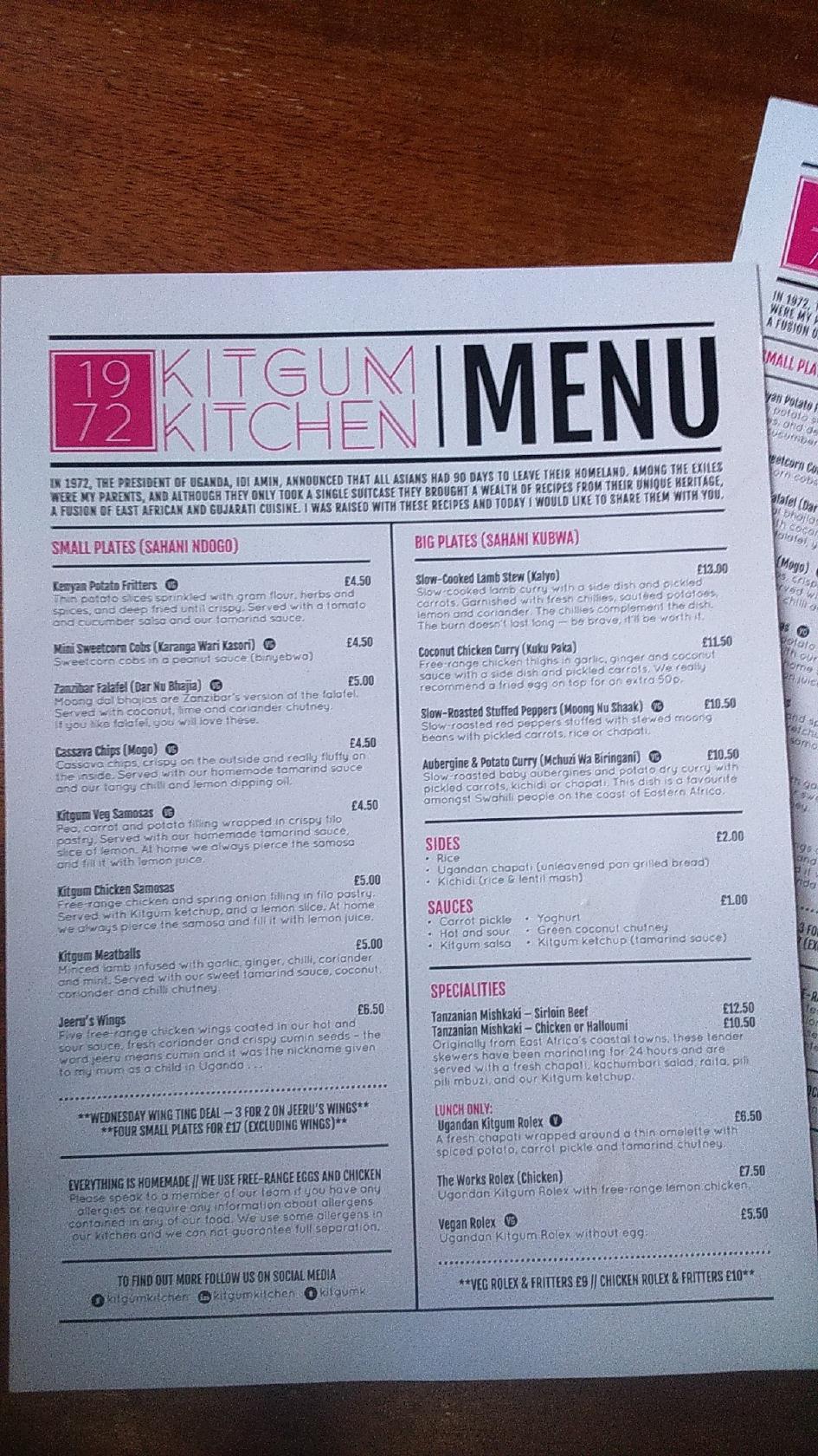 Menu at Signalman pub & bar, Brighton