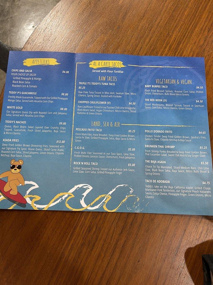 Carta del restaurante epiQ Food Hall, Woodbridge