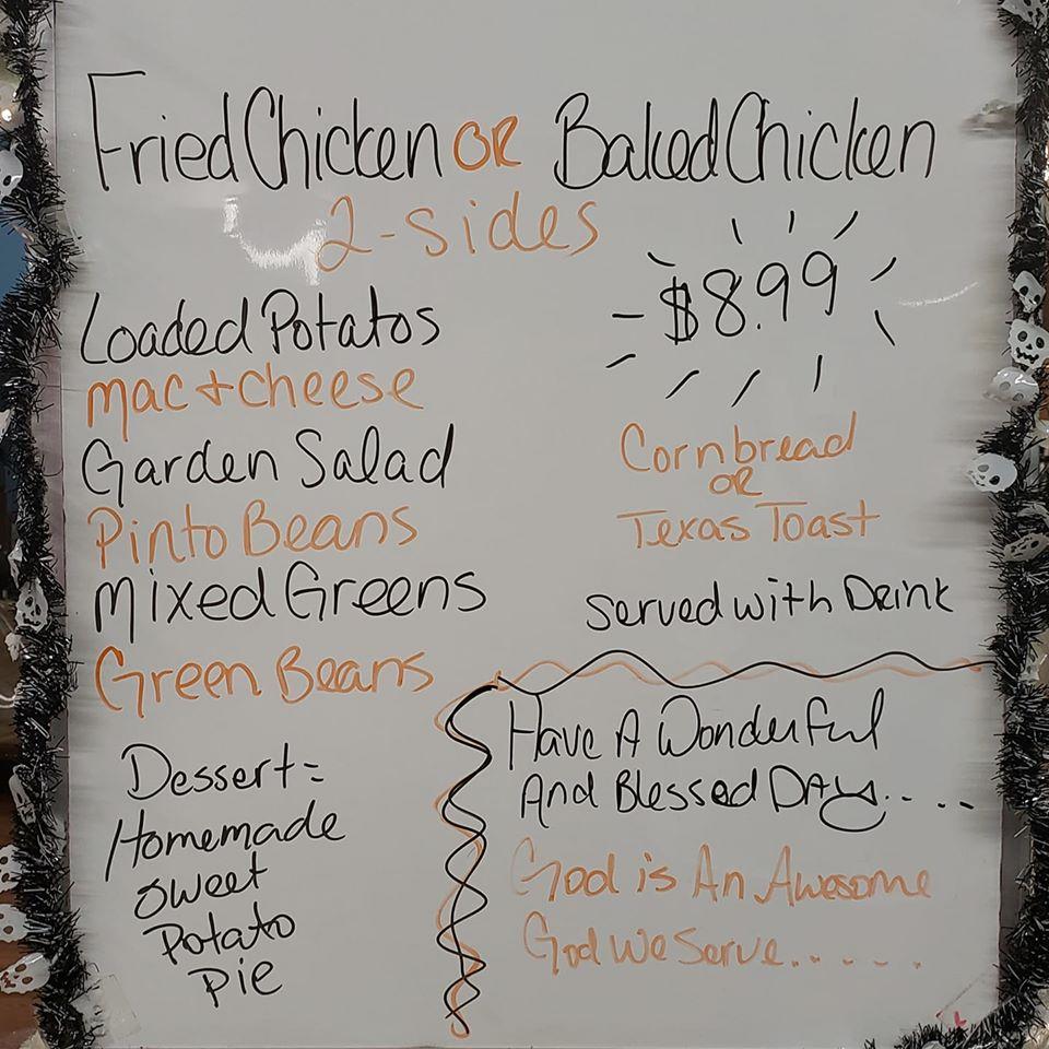 Menu at Florida's Kitchen BBQ, Livingston