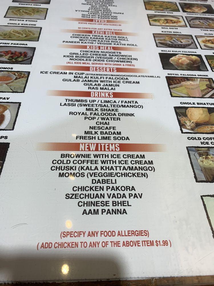 Menu at Apna Chaat House restaurant, Surrey, 120 St #201