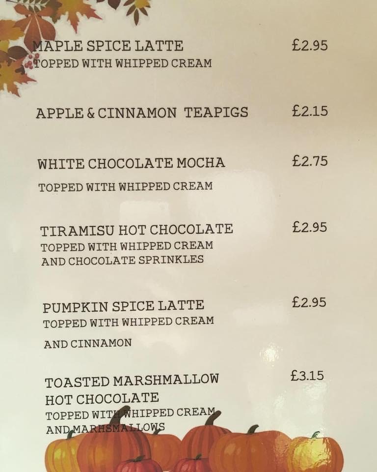 Menu at Cafe In The Orchard, Radlett