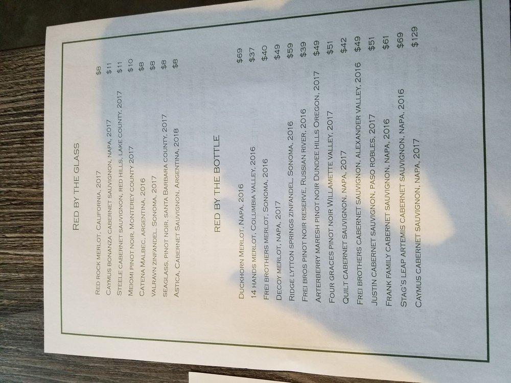 Menu at Sheehan's Irish Pub, Augusta