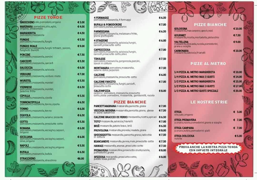 Menu da Pizzeria Da Riccardo, Castelfranco Emilia