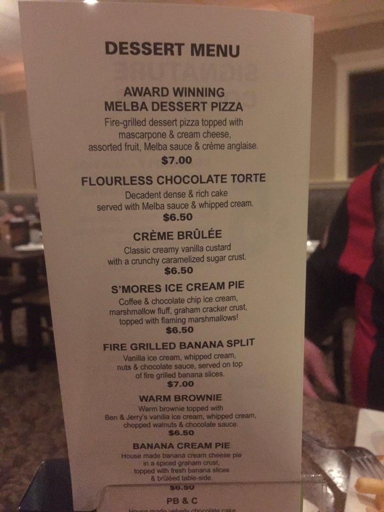 Menu at 579 Benefit Street Restaurant, Pawtucket