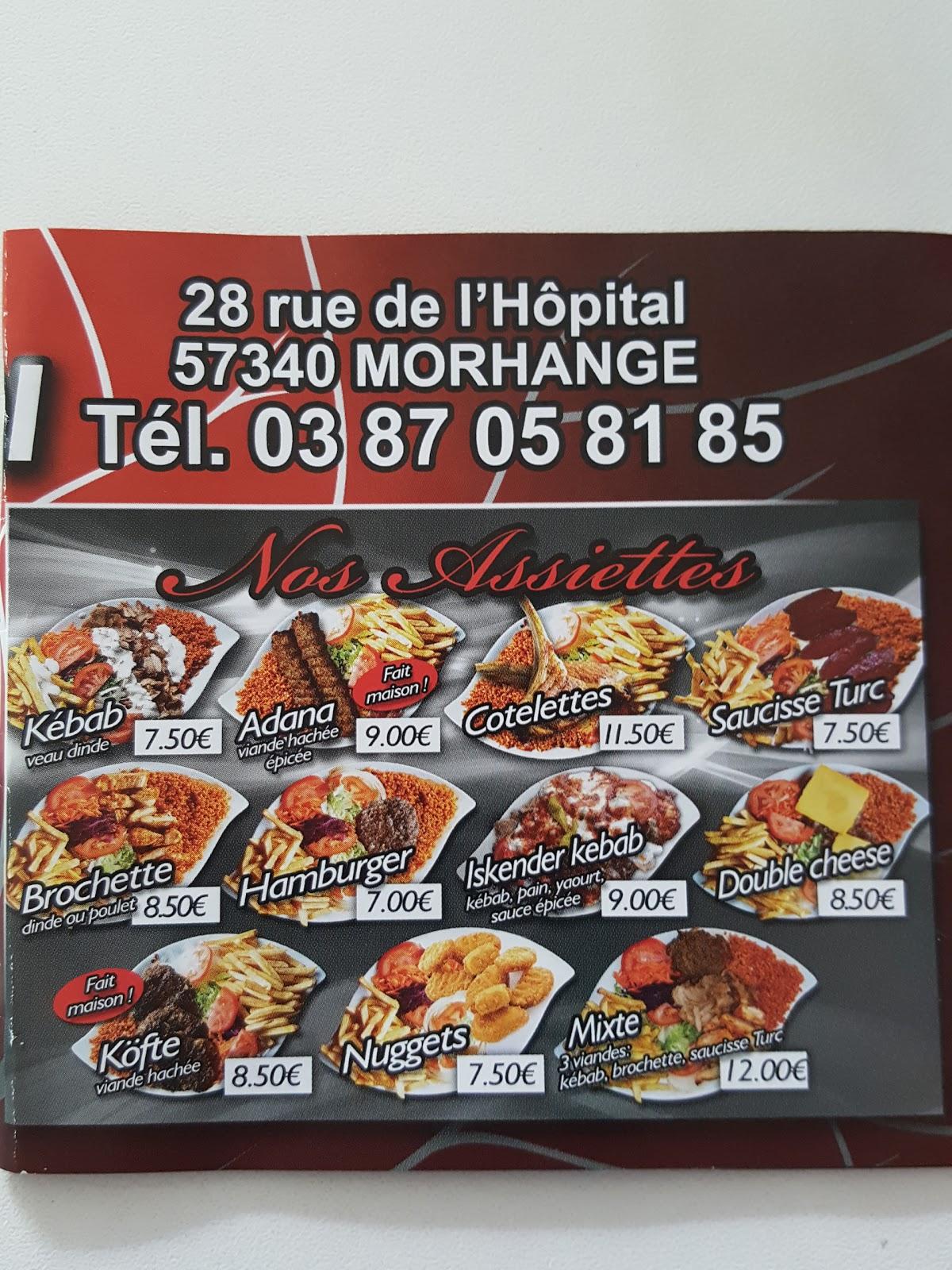 Menu at Le Pacha Rodi restaurant, Morhange