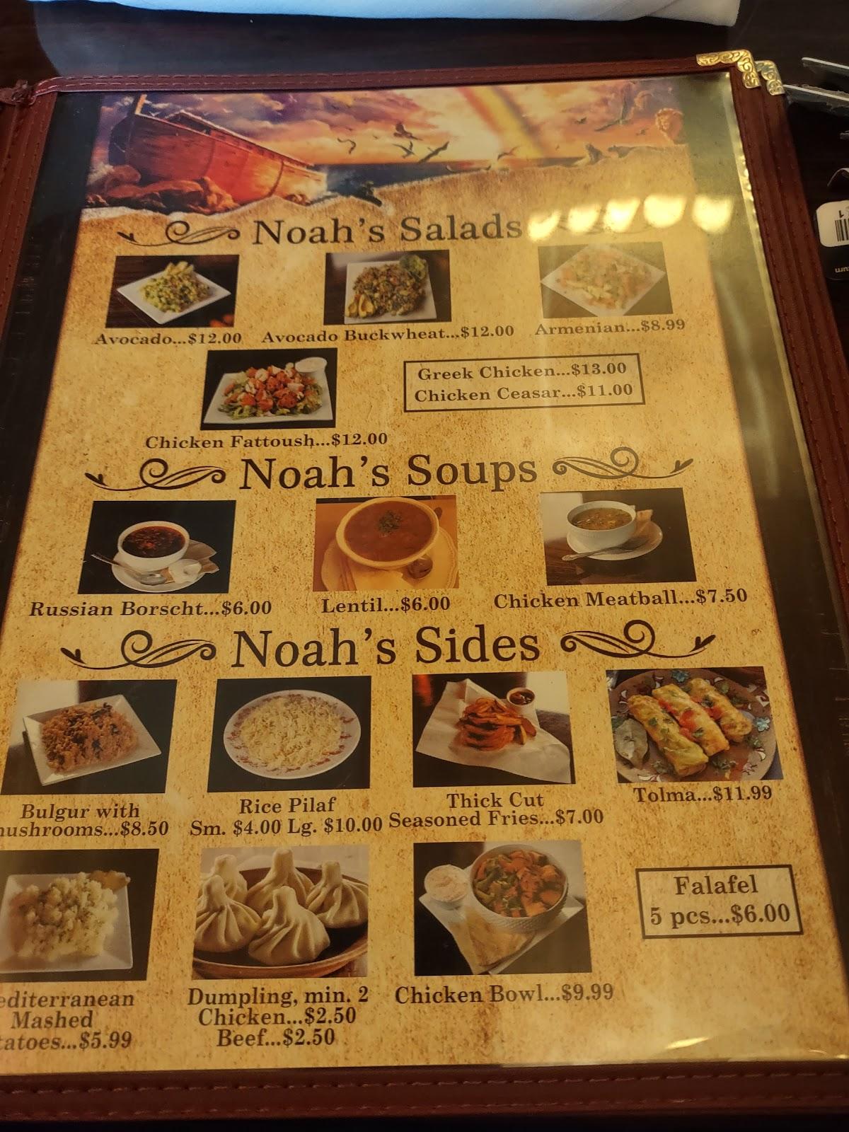 Menu at Noah's Ark Restaurant & Bakery, Fresno