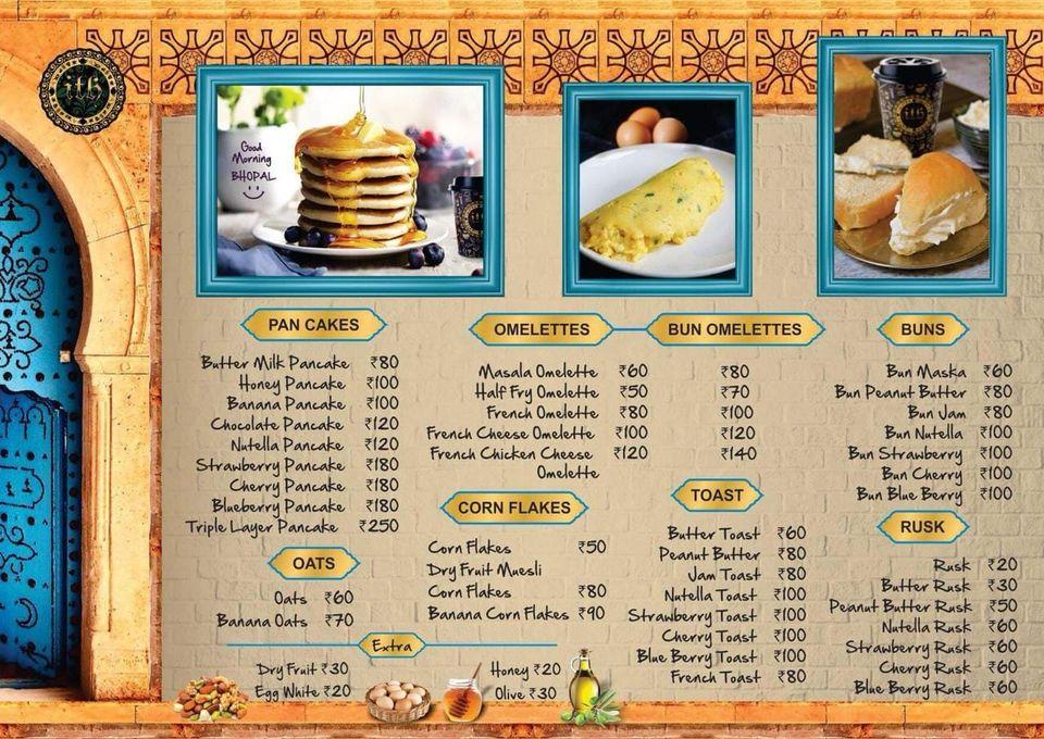 Menu at Indian Tea House, Bhopal, 6CCQ+9JX