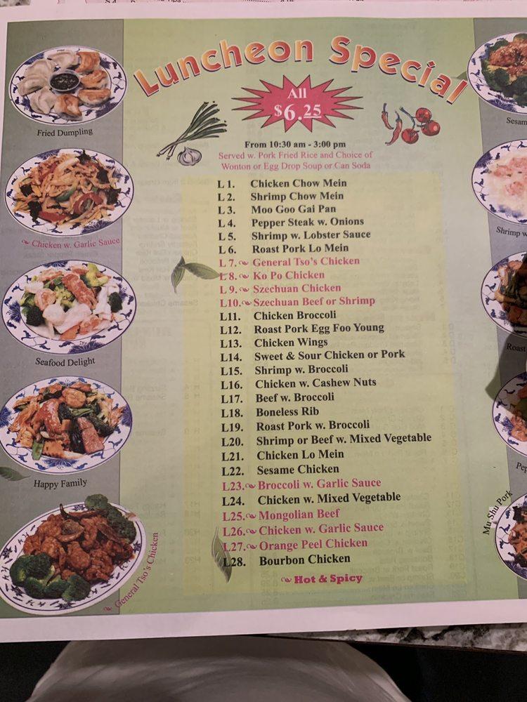 Menu at New Tung Tung Restaurant, Temple Terrace