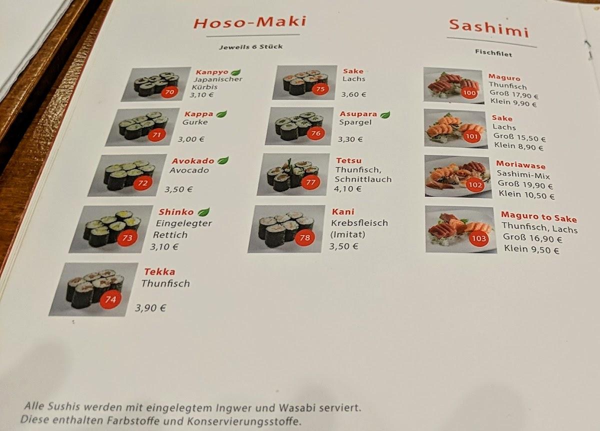 Speisekarte von Sendo Restaurant Inh. Van Ha Nguyen, Hanau