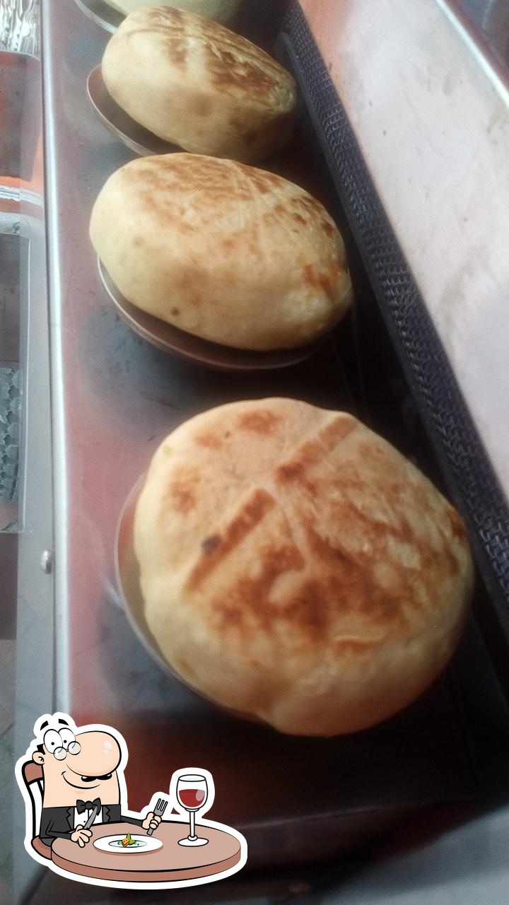 Arepa boyacense Caseta de la arepa boyacense cafeteria, Bogotá