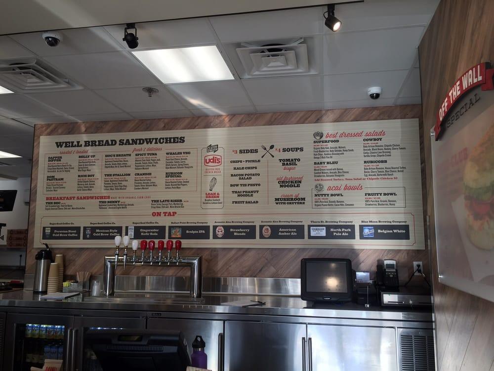 Menu at Rubicon Deli restaurant, San Diego, La Jolla Village Dr #104