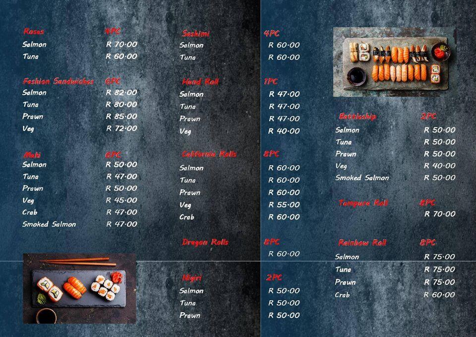 Menu at Cafè41 Silver Lakes restaurant, Pretoria