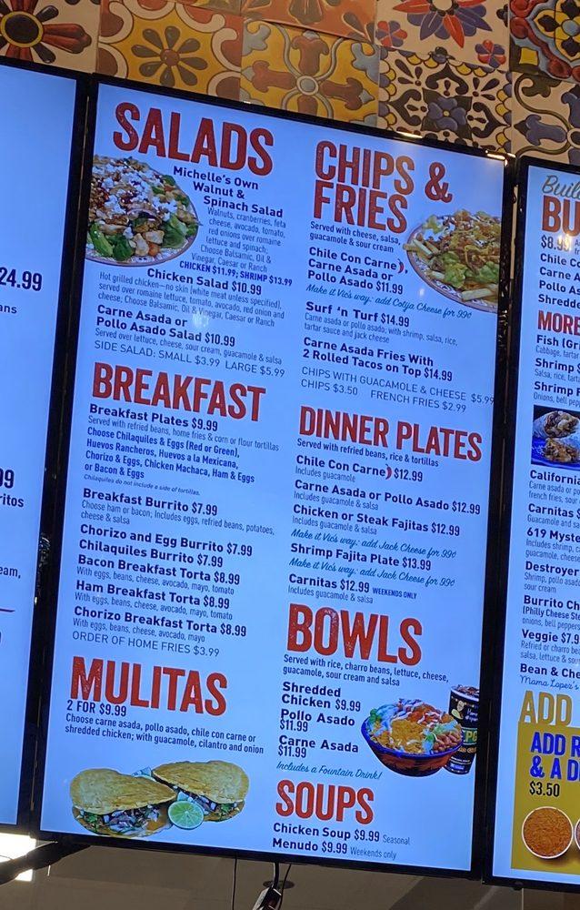 Menu at El Pollo Grill - Otay Ranch restaurant, Chula Vista, Birch Rd ...