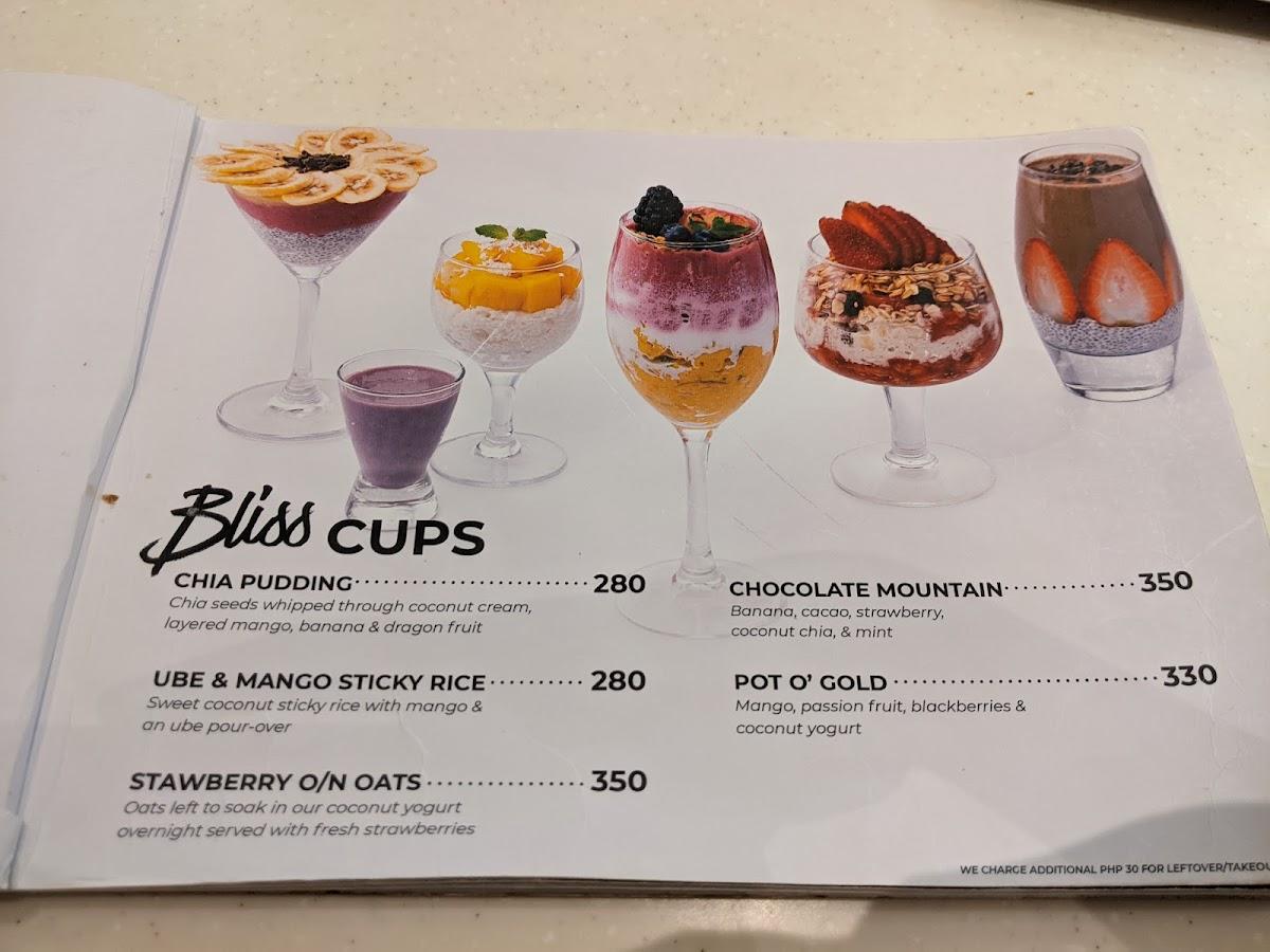 Menu at Shaka Cafe, Pasay