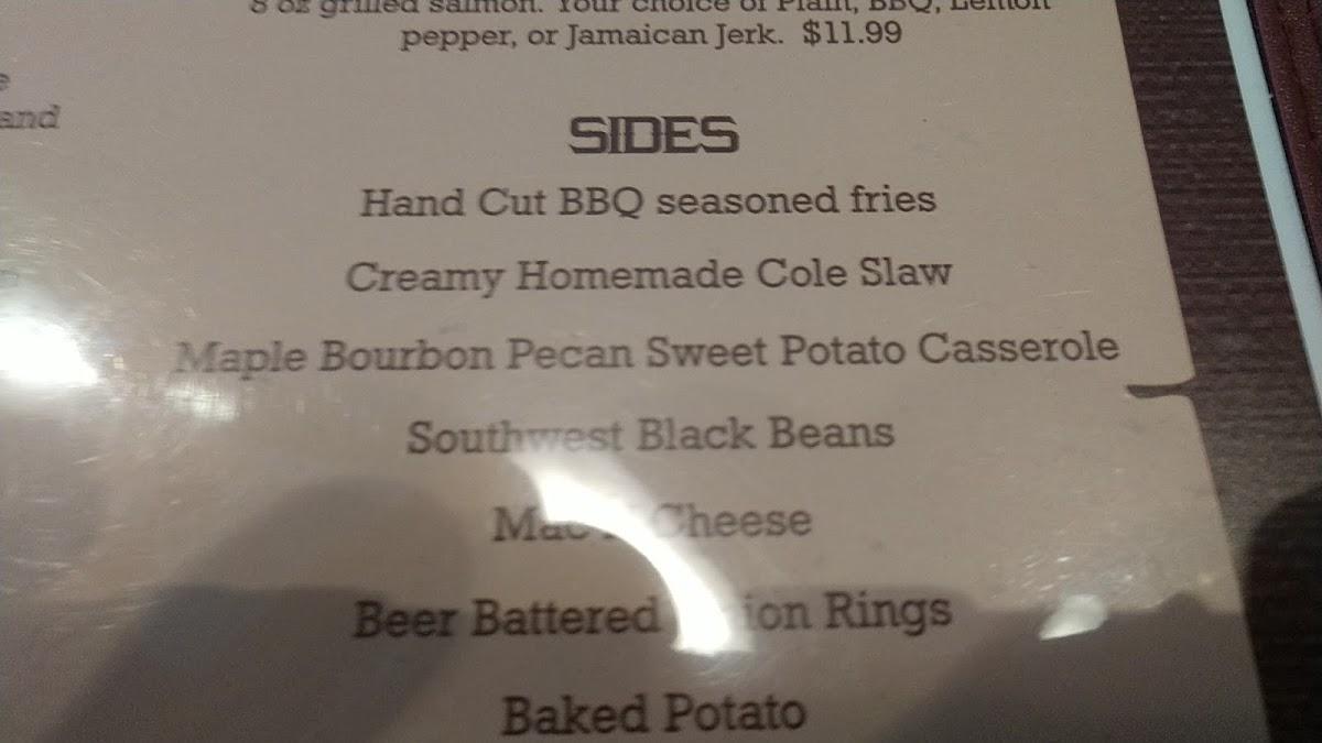 Menu at The Bullpen pub & bar, Streator