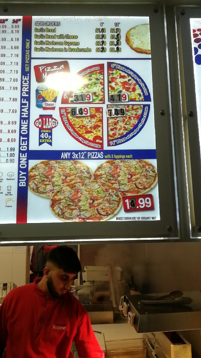 Menu at Chesters Chicken (Ribbleton) restaurant, Preston