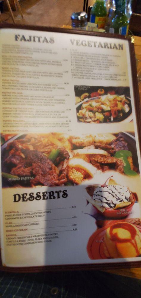 Menu at Chapala Mexican Grill pub & bar, Cambridge