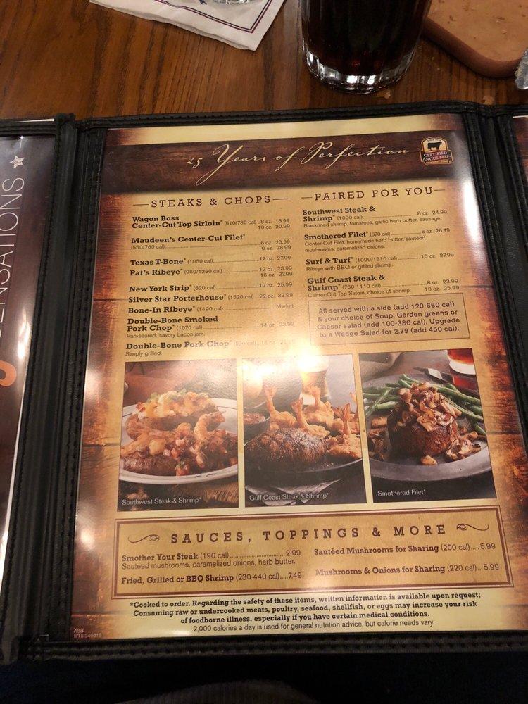 Menu at Saltgrass Steak House steakhouse, Hoover, John Hawkins Pkwy