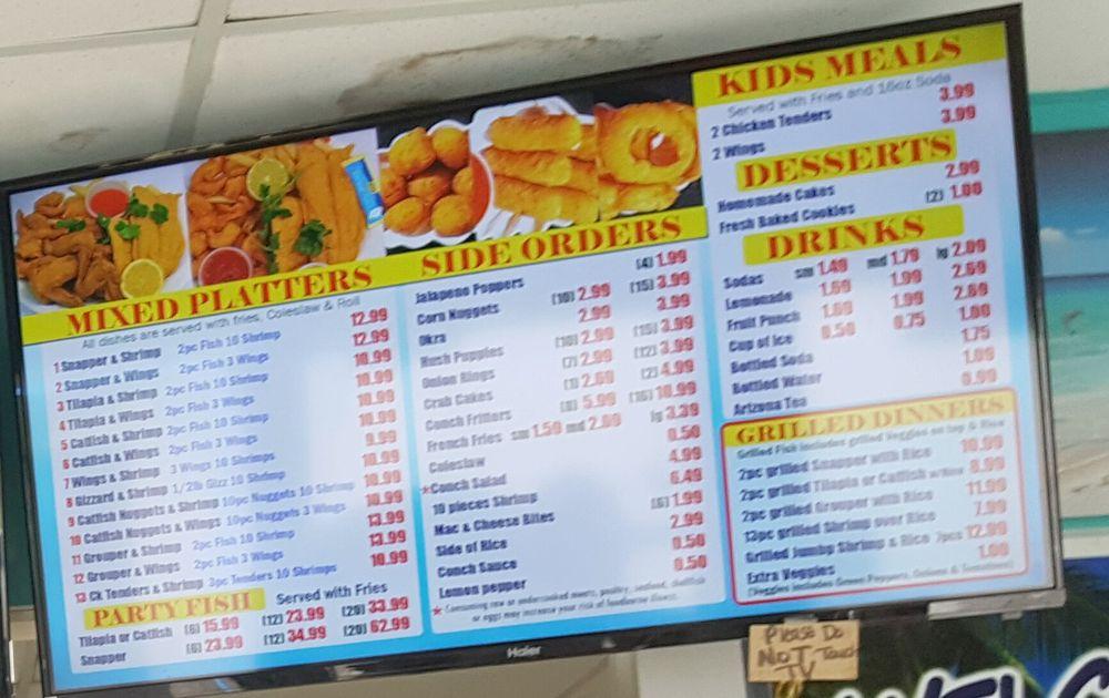 Menu at Snappers Fish And Chicken Broward Blvd restaurant, Fort ...