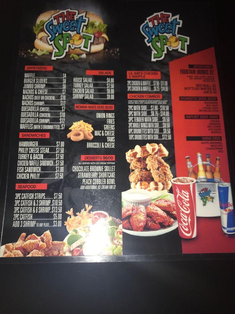 Menu at THE SWEET SPOT pub & bar, Jackson