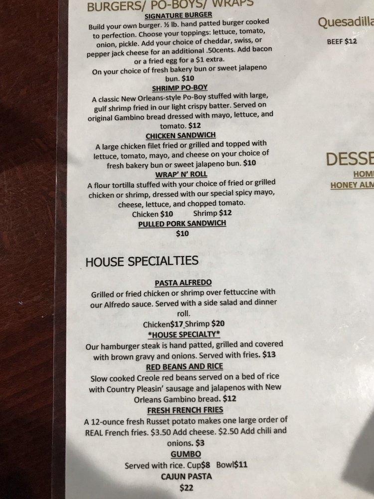 Menu at Dockery Grill pub & bar, Byram, S Siwell Rd