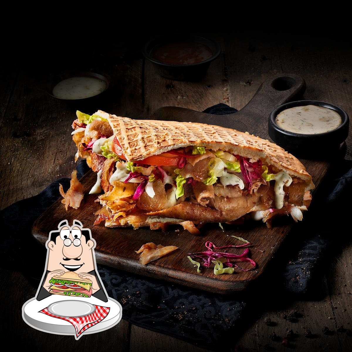 German Doner Kebab (GDK), Glasgow, Kelvinhall subway - Restaurant menu ...
